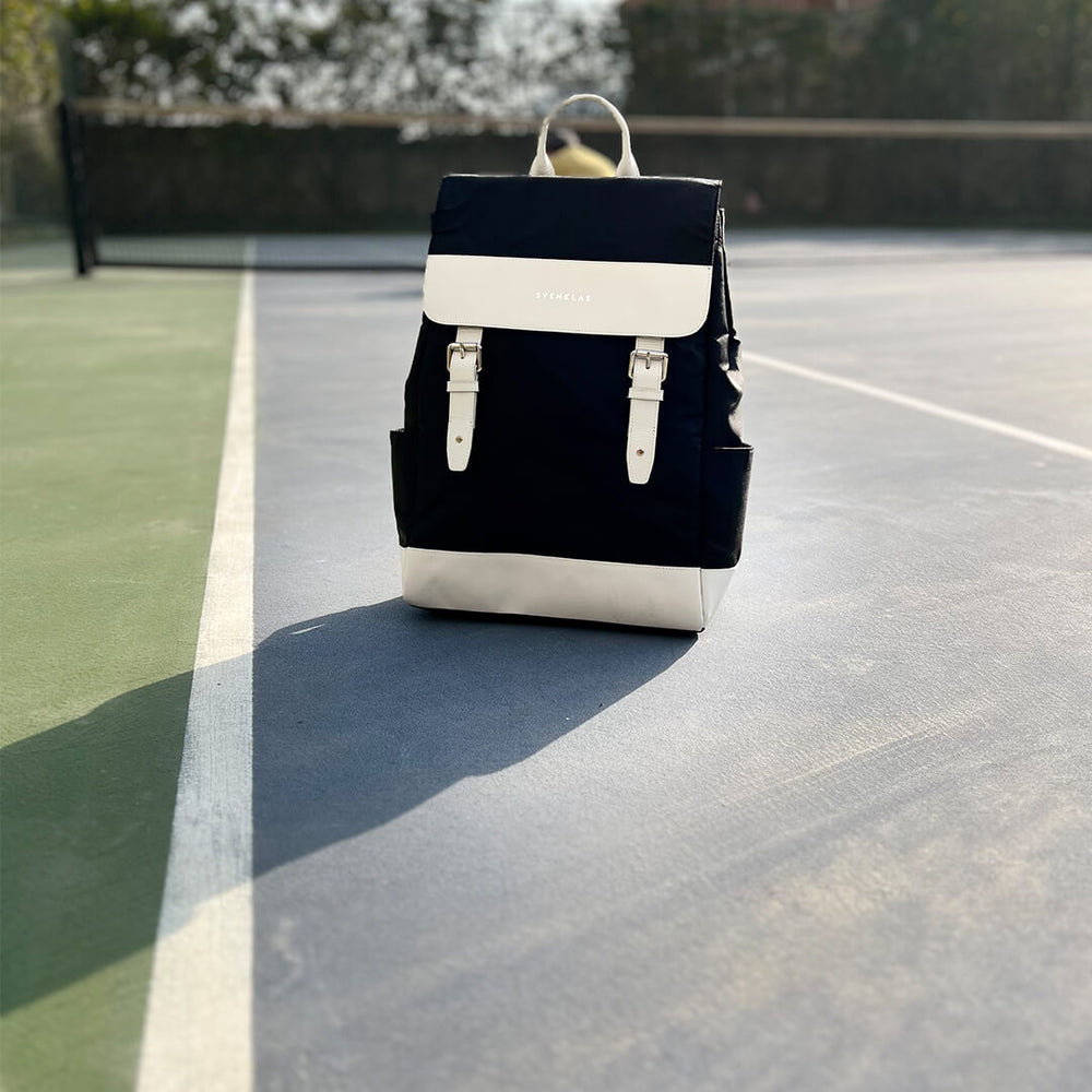 Amber White Black Backpack | Svenklas